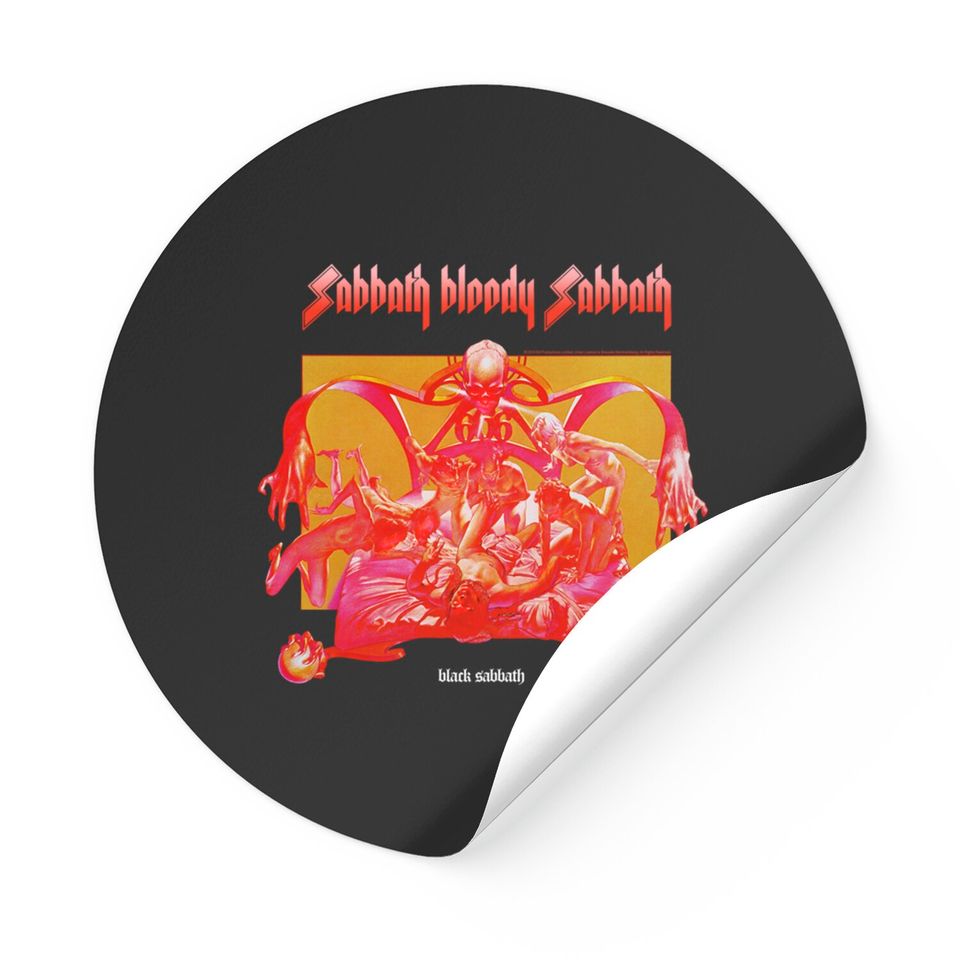 Black Sabbath Official Sabbath Bloody Sabbath Bright Sticker | ID ...