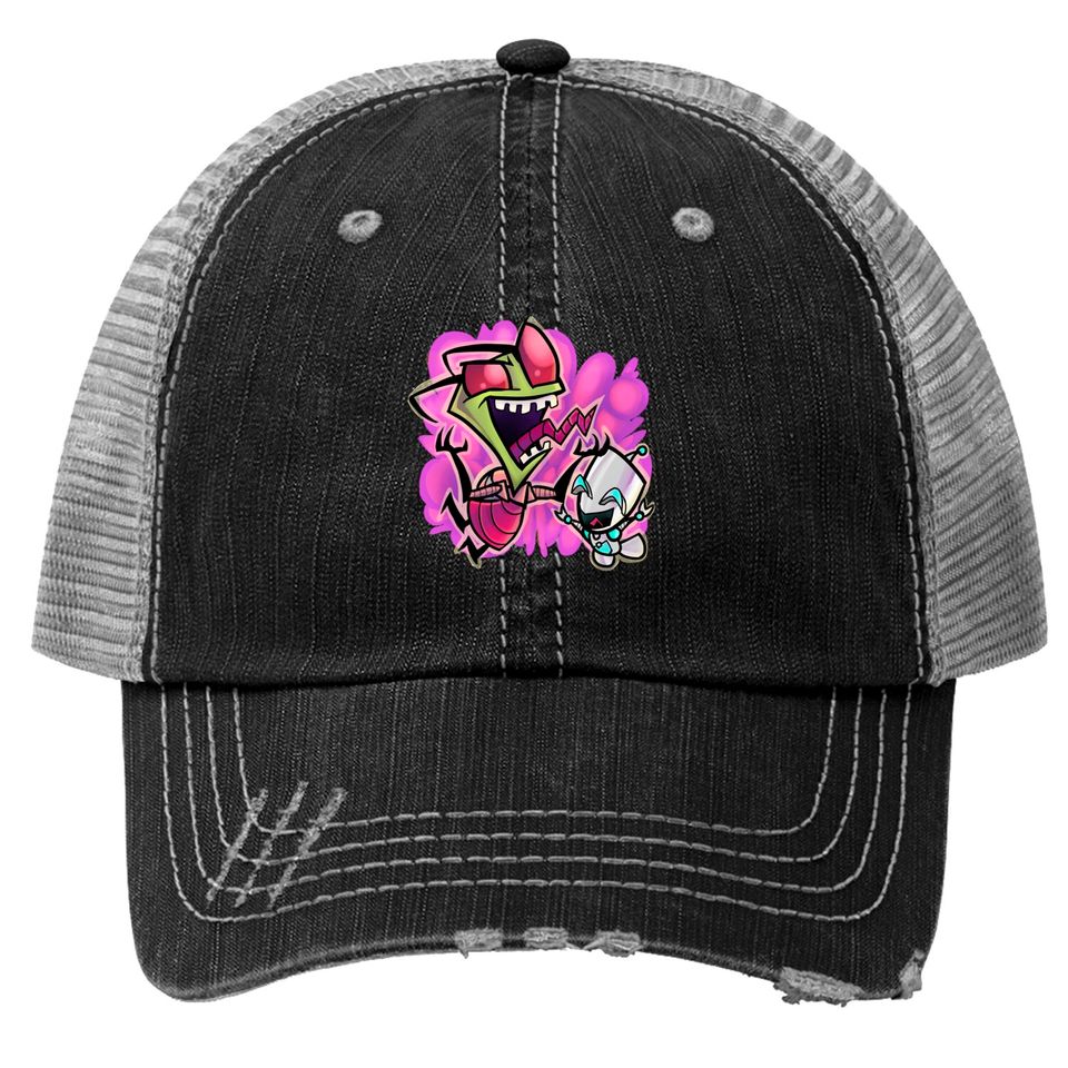 Invader Zim - Invader Zim - Trucker Hats | 28% OFF Today Sale | Printblur