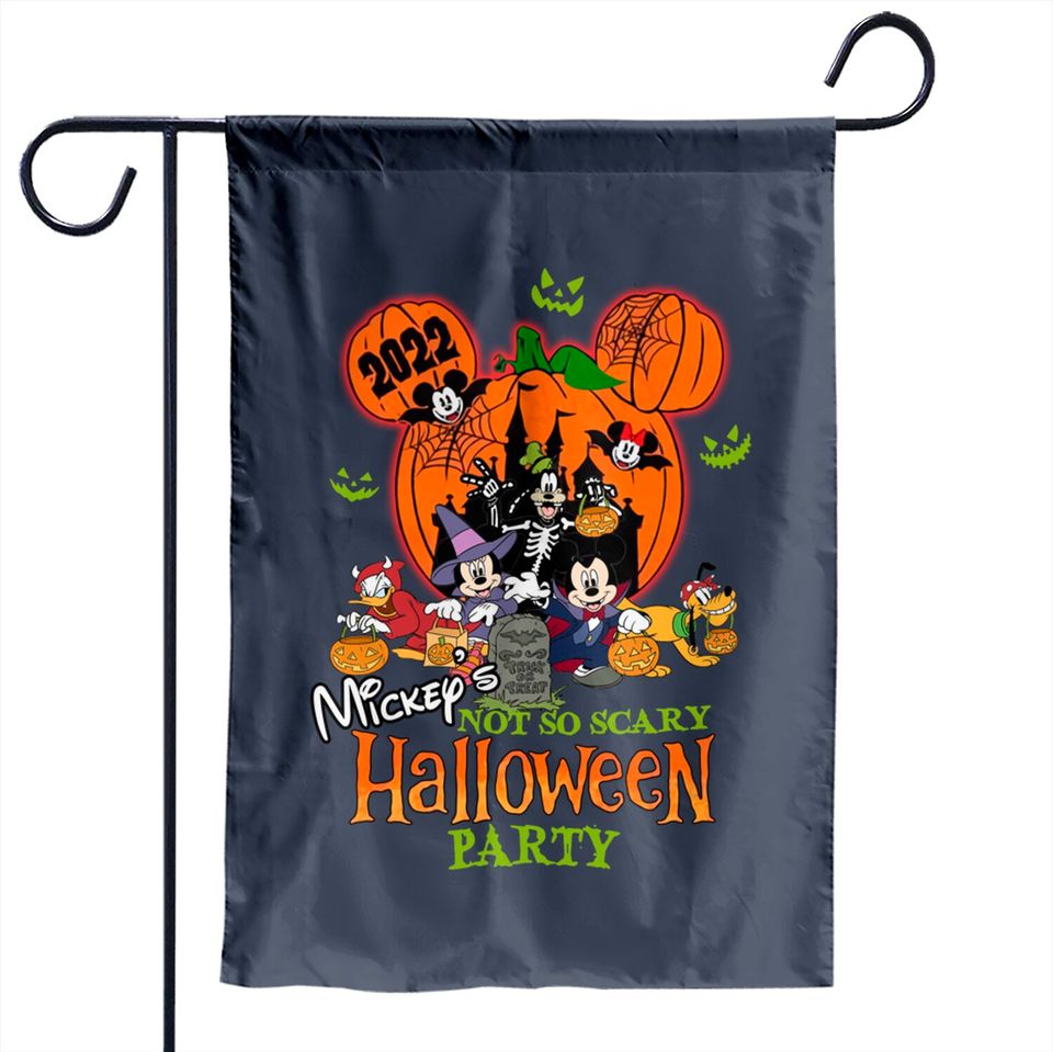 Mickey's not so scary Halloween party 2022 Garden Flags, Disney ...