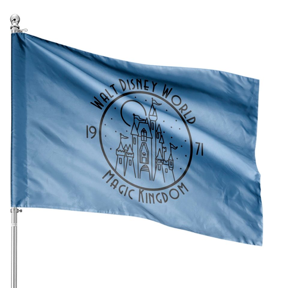 Walt Disney World Magic Kingdom House Flag, Disney World 50th ...