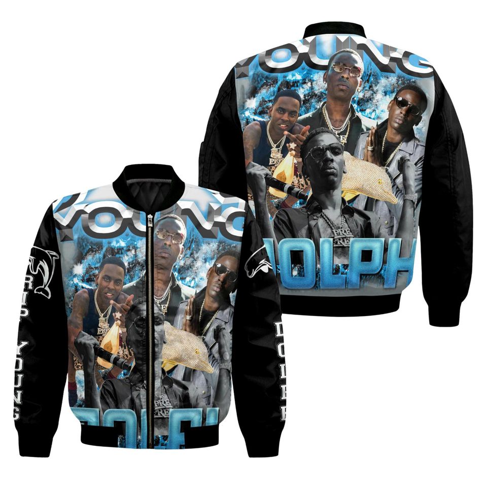 Men's Young Dolph bomber jacket | 25% OFF Today Sale | Printblur
