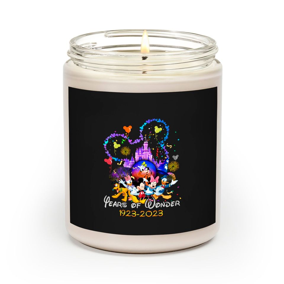 Disney 100 Years of Wonder Scented Candles, Walt Disney World Scented ...