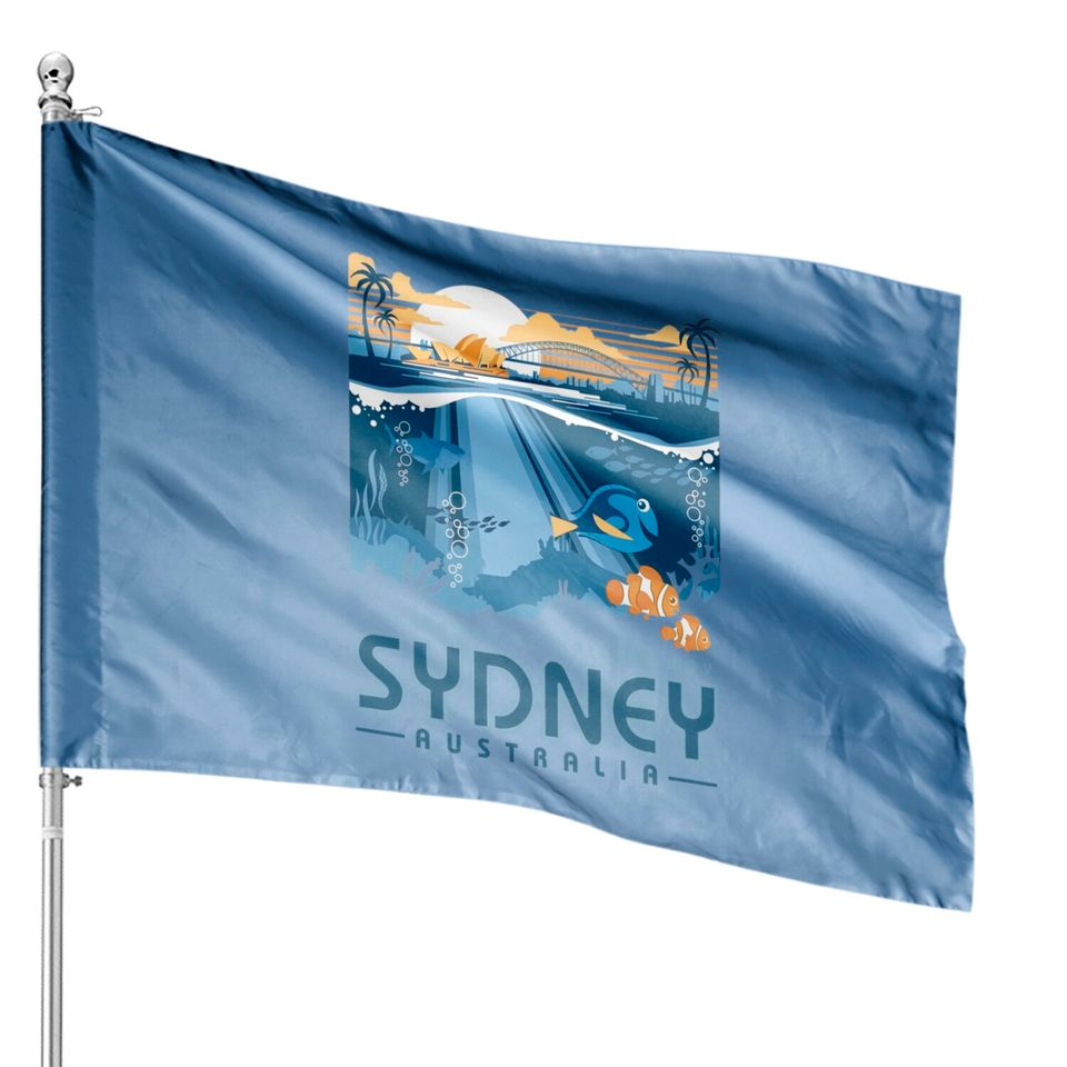 Disney Finding Nemo Sydney Australia Poster House Flags | ID 20442676 ...
