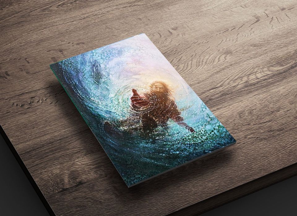 The Hand of God Painting- Havenlight Yongsung Kim Poster | ID 12588369 ...