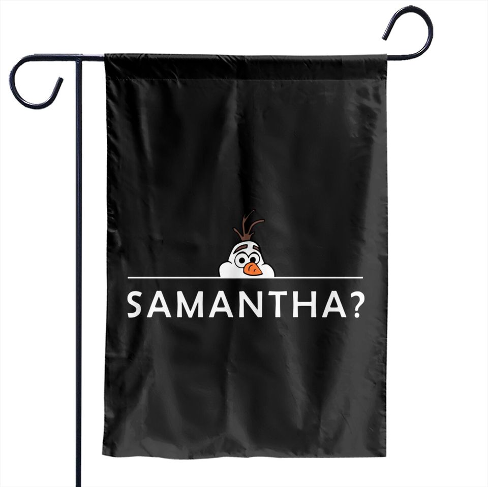 Olaf Garden Flags , Olaf Samantha Garden Flags , Funny Frozen Garden ...