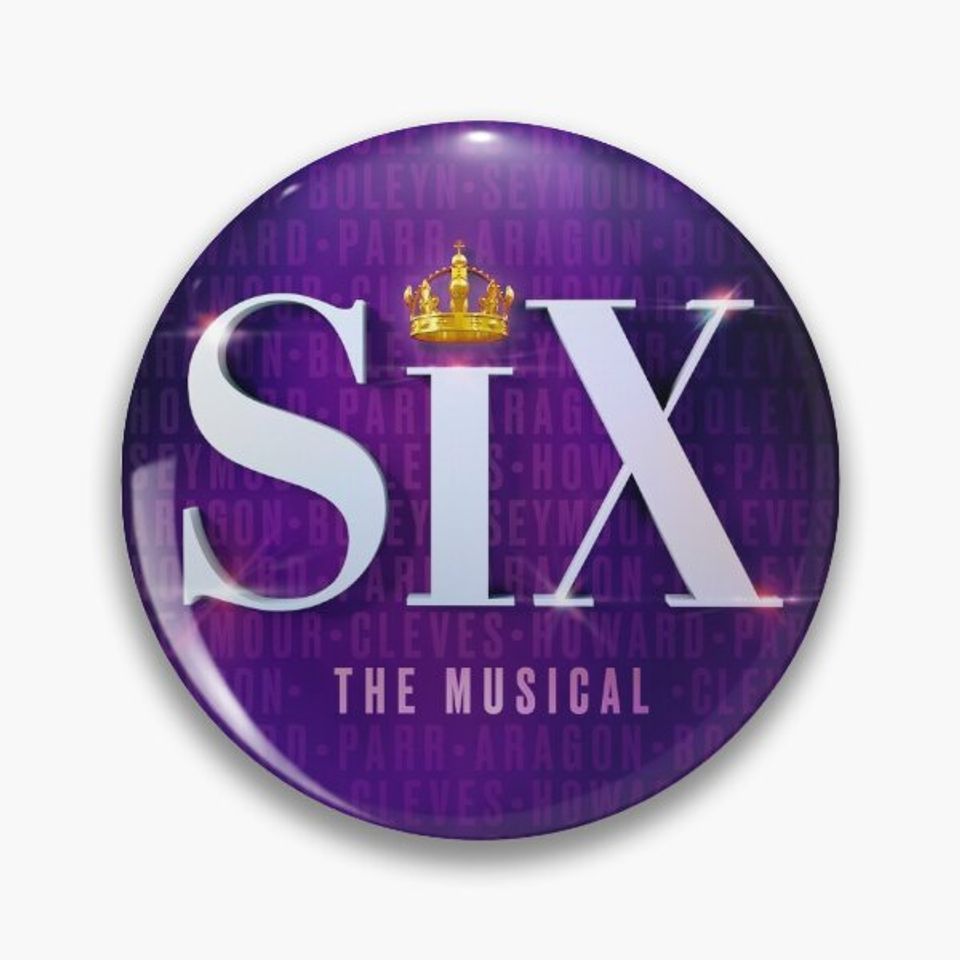Six the musical the logo Pin Button | ID 12609510 by Namn | Printblur