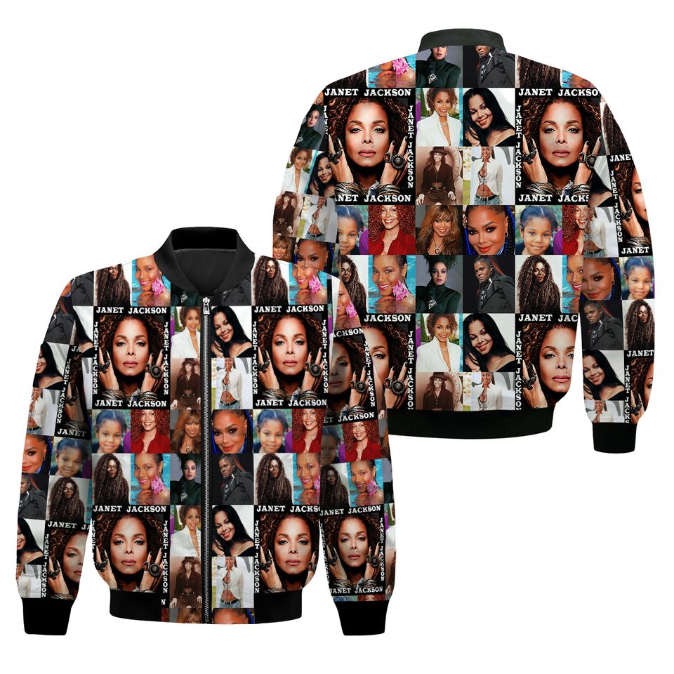 Men's Janet Jackson Bomber Jacket | 25% OFF Today Sale | Printblur