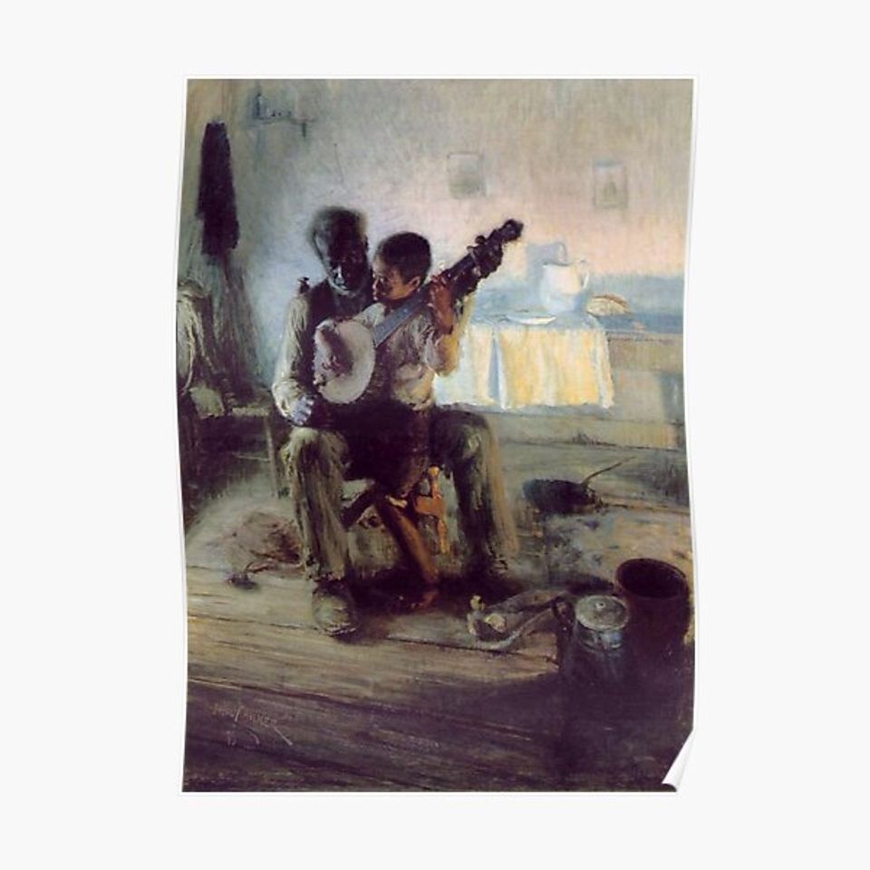 The Banjo Lesson, 1893 by Henry Ossawa Tanner Premium Matte Vertical ...
