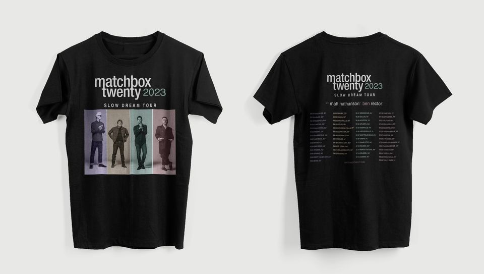 Matchbox Twenty Band Fan Shirt, Matchbox Twenty Slow Dream Tour 2023 ...