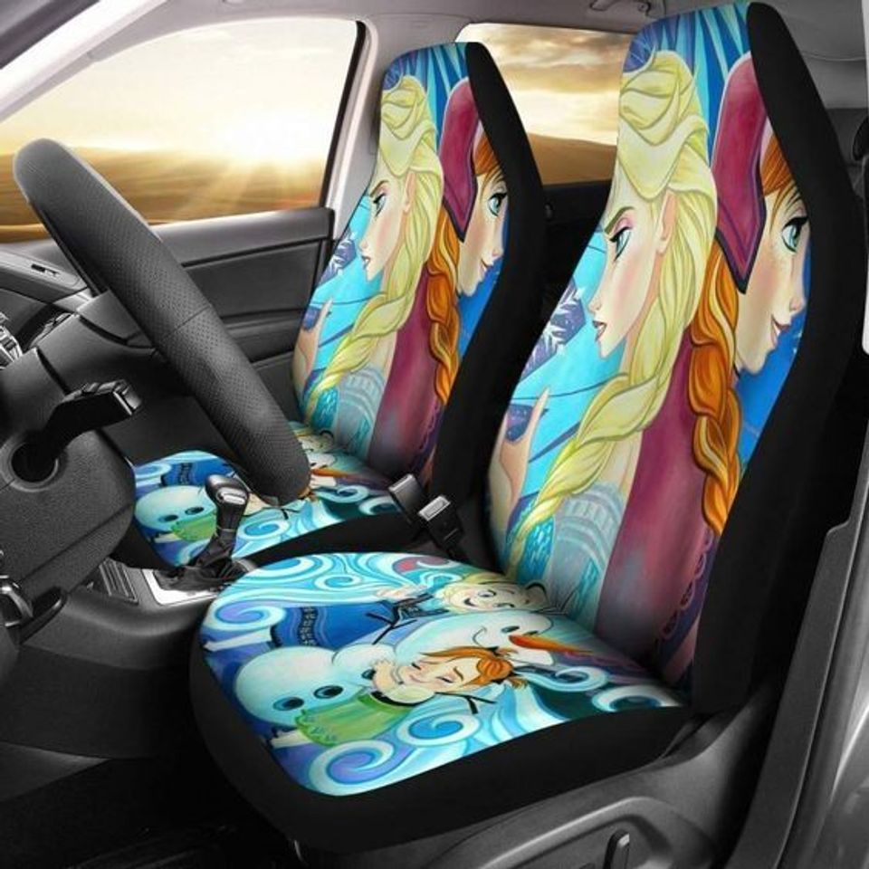Elsa And Anna Frozen Princess Disney Car Seat Covers | ID 20621882 by ...