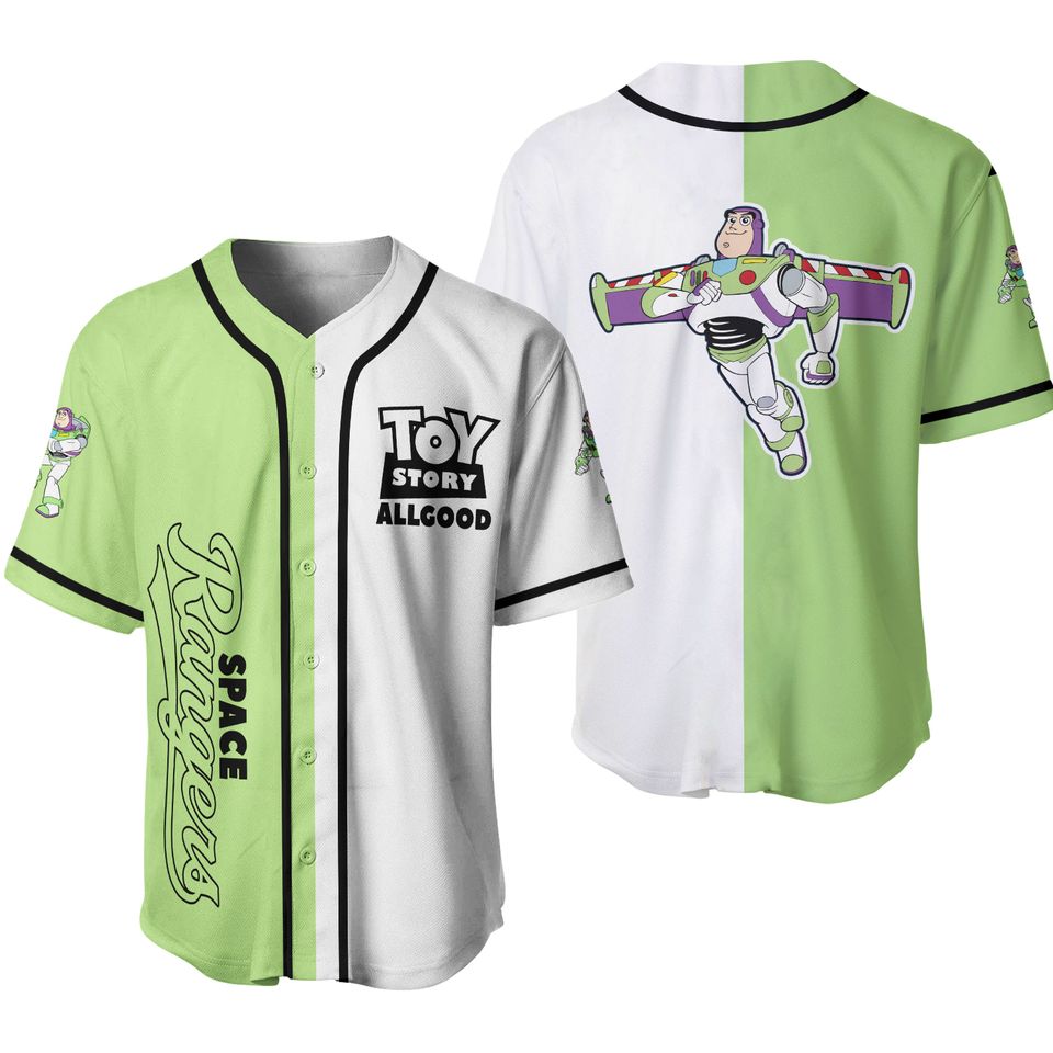 Personalized Toy Story Buzz Lightyear Disney Baseball Jersey | ID ...