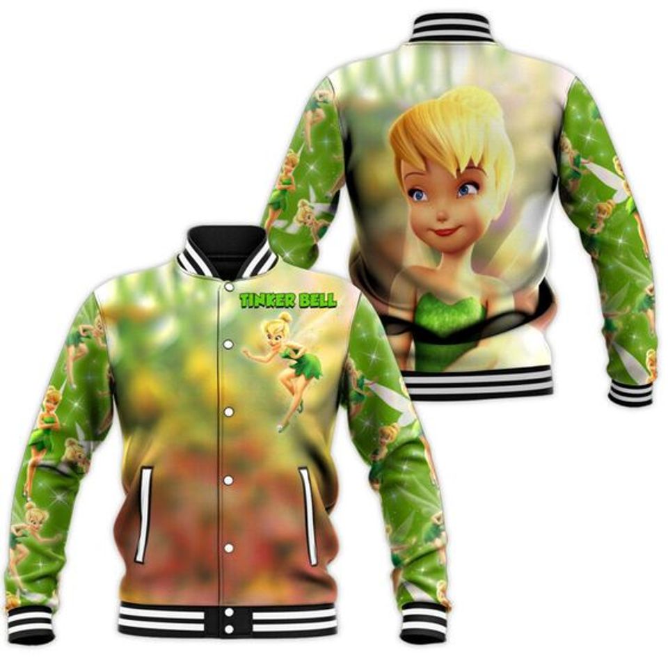 Tinker Bell Disney Baseball Jacket | ID 20699234 by Brittany Taylor ...