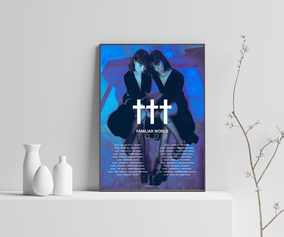 Crosses Tour 2024 Poster, Music Print Wall Art, Wall Decor | ID ...