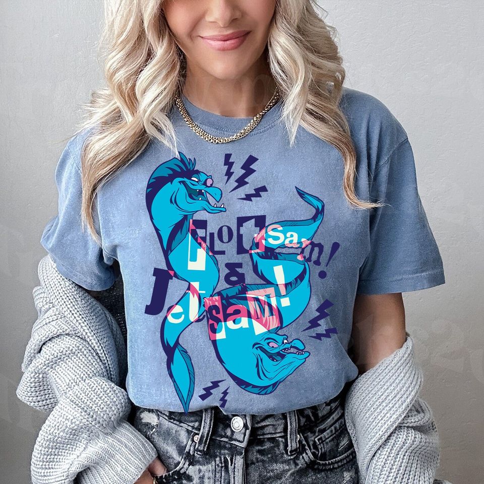Disney The Little Mermaid Flotsam and Jetsam Eels Shirt | ID 20728207 ...