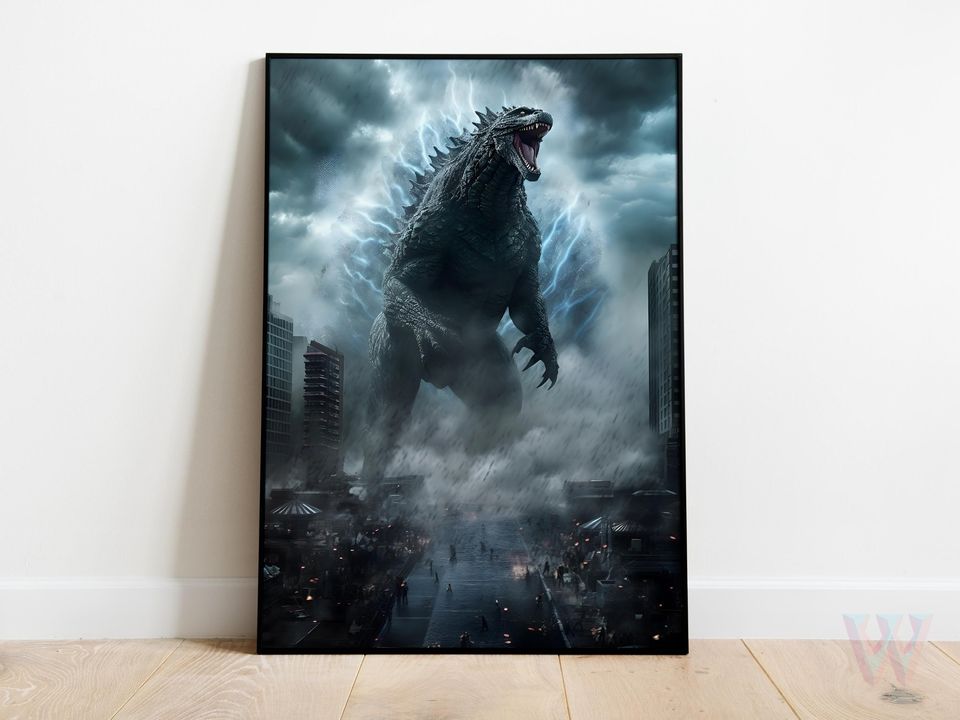God zilla 1998 Poster, god zilla Classic Movie Cover Poster, Room Decor ...