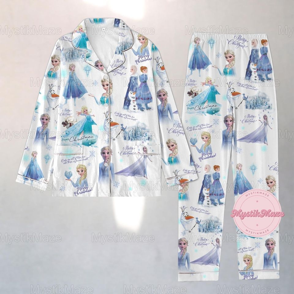 Elsa Princess Disney Pajamas Set, Disney Sleepwear | ID 20732213 by ...