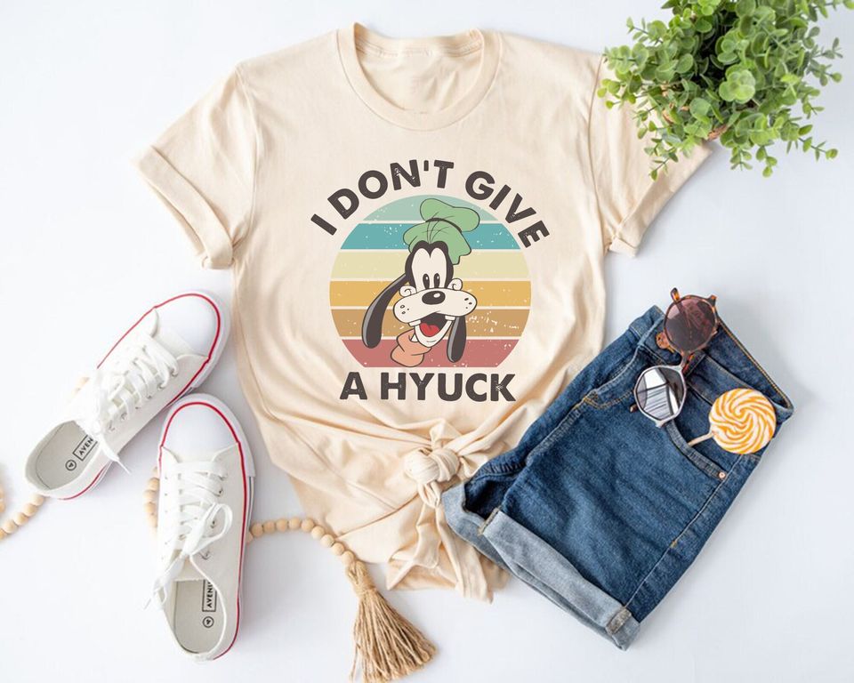Goofy I Don't Give A Hyuck Shirt, Disney Goofy Dog Shirt, Disney Dog ...