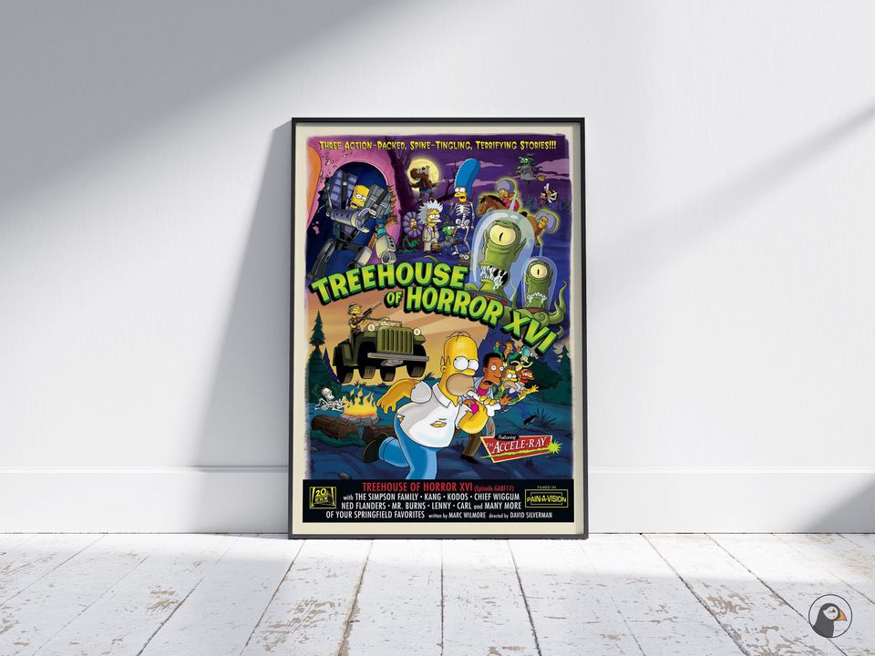 The Simpsons Poster, Minimalist Movie Poster, Wall Art Print | ID ...
