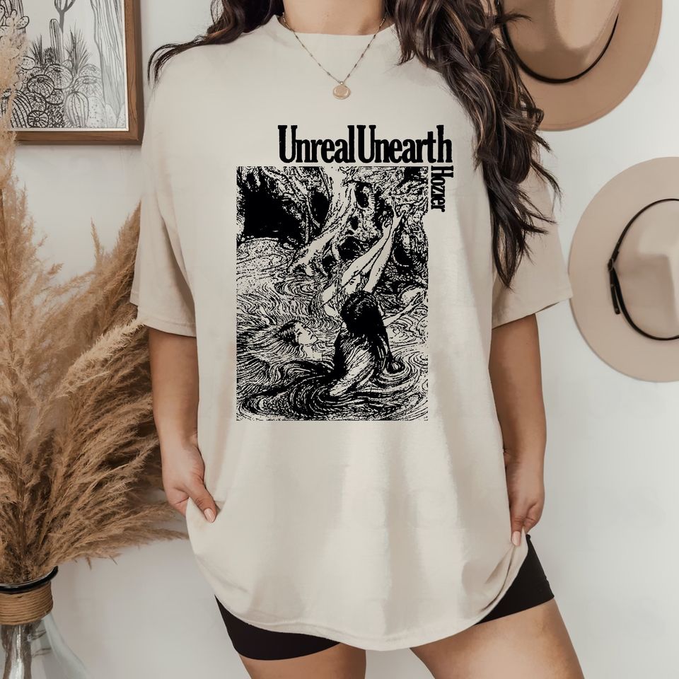 Unreal Unearth Shirt, Hozier Shirt, Bumper Sticker Shirt | ID 12737635 ...