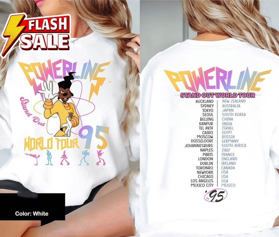 Vintage Disney Powerline Shirt, Powerline Stand Out Tour Shirt | ID ...