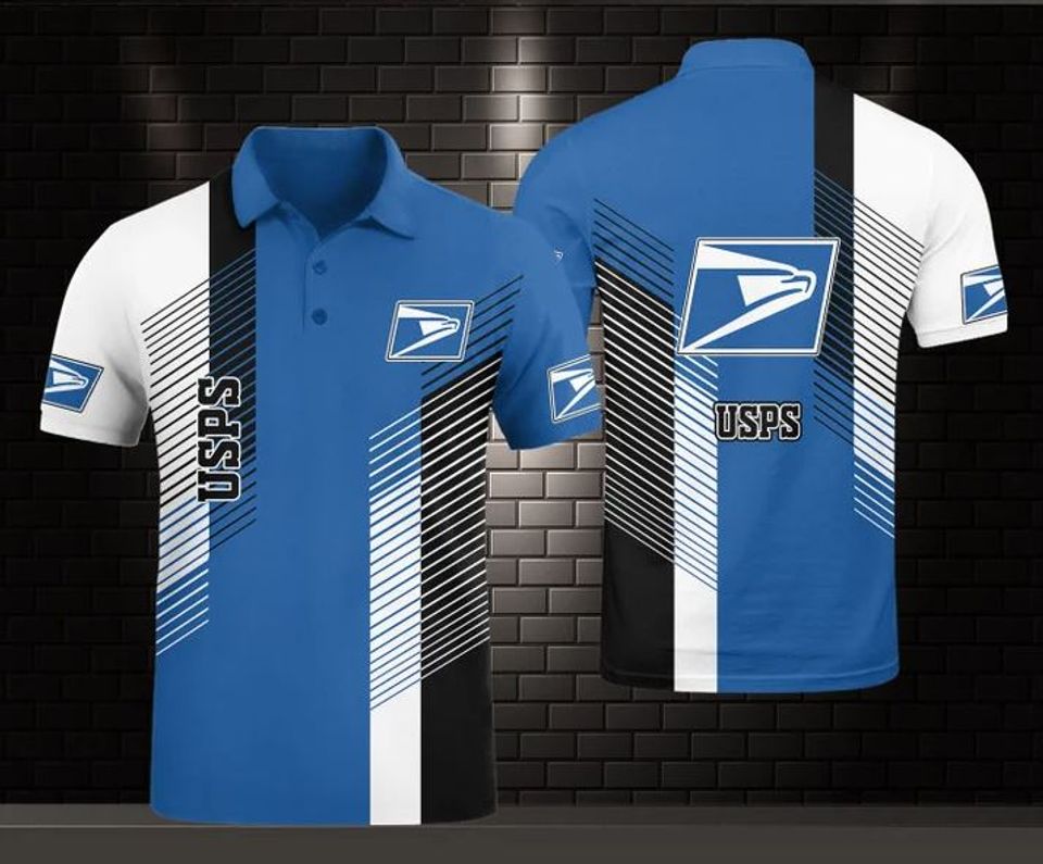 Postal Service Polo Shirt, United SPS 3D Printed Polo Shirt | ID ...