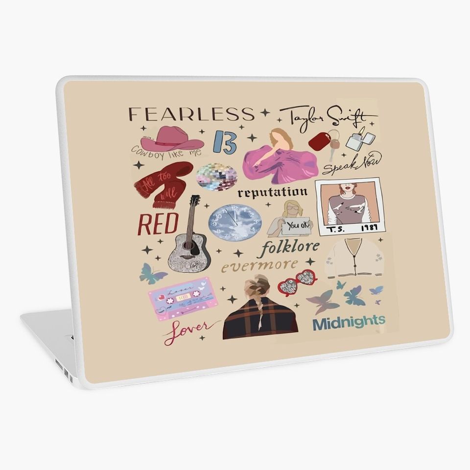 Taylor Laptop Skin, Taylor Fan Gift | ID 12763316 by Musa Bonaventur ...
