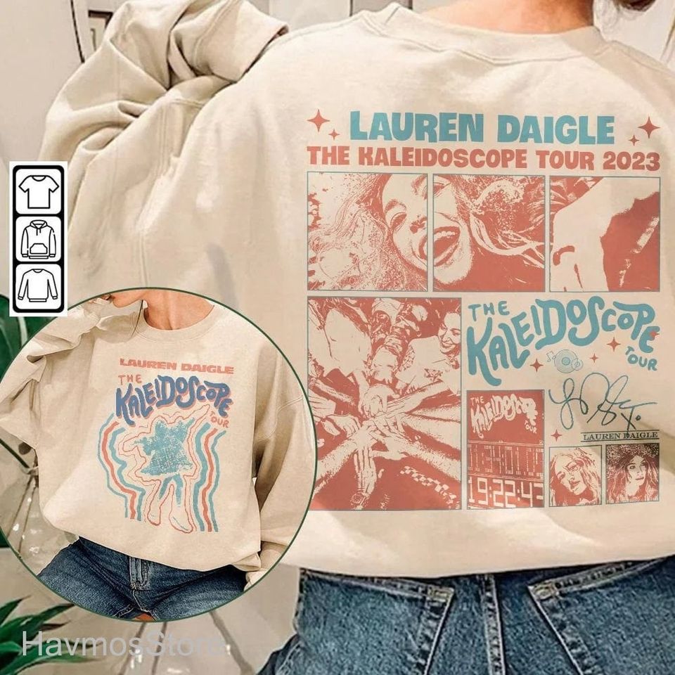 Lauren Daigle Tour Shirt, Lauren Daigle Sweatshirt, The Kaleidoscope ...