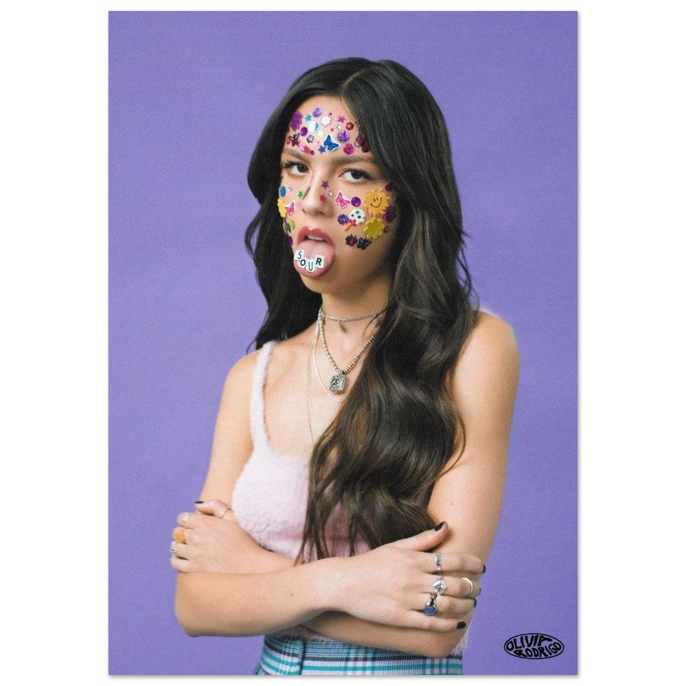 Olivia Rodrigo Sour Poster | Olivia Rodrigo poster