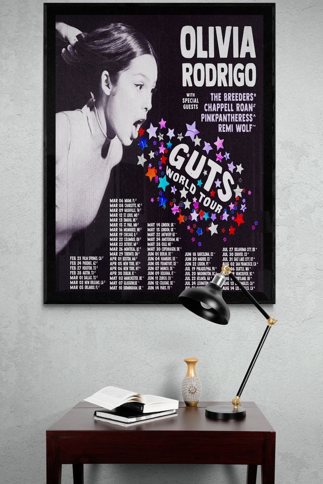Olivia Rodrigo Guts world tour poster 002, Guts album poster | ID ...