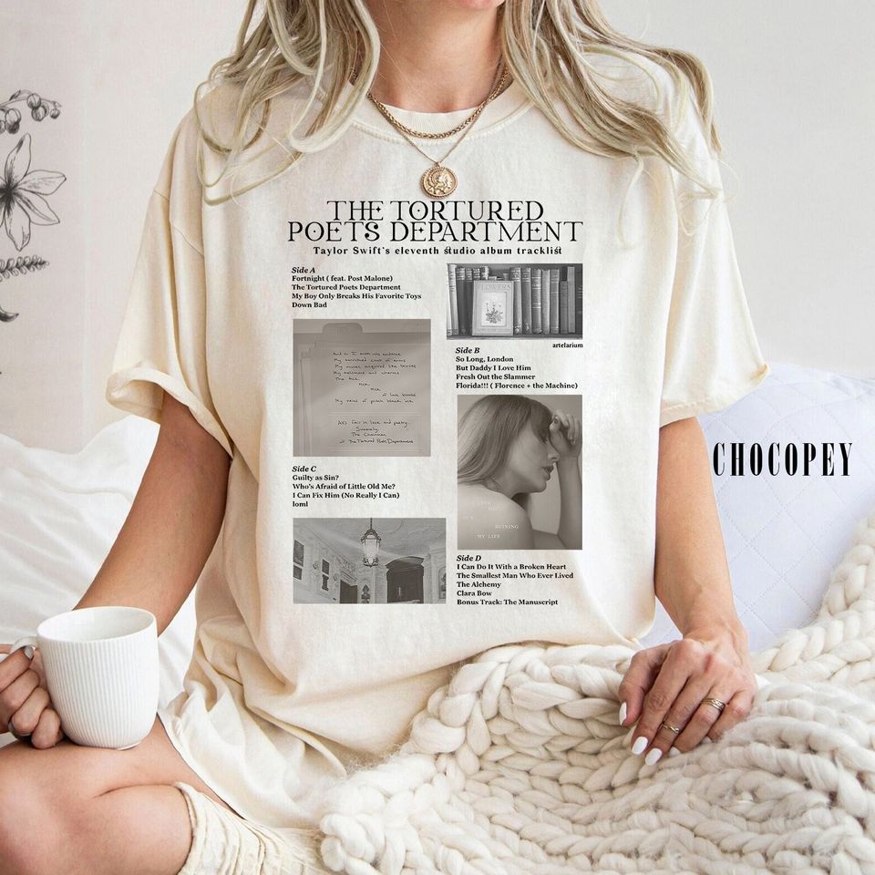 The Tortured Poets Department TTPD Taylor T-Shirt, Taylor Fan Gift | ID ...