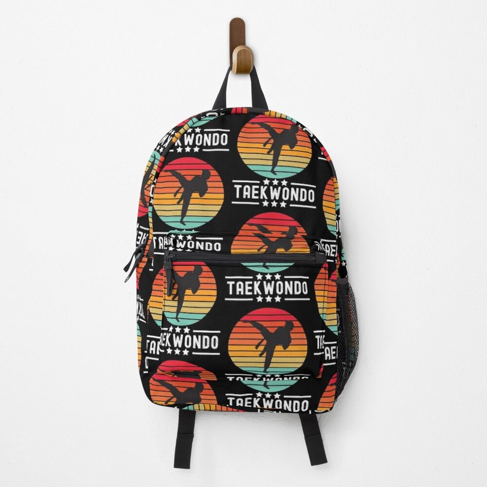 Taekwondo Kick Backpack | ID 12796028 by Isha Kapoor | Printblur