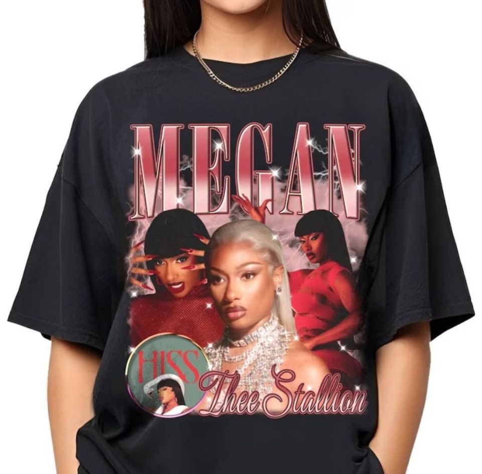 Megan Thee Stallion Music Merch Shirt, HISS Album 90s Tee | ID 12798573 ...