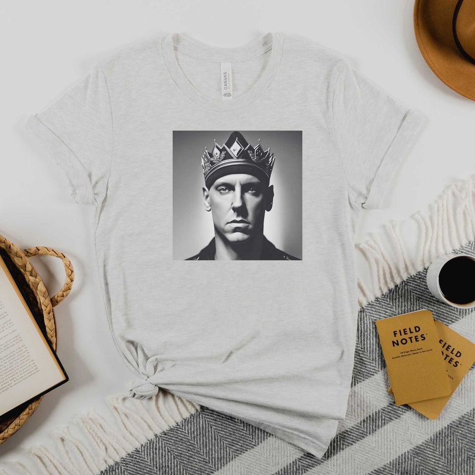 Eminem, King Em, Coronation, Rapper T-Shirt | ID 12800041 by Alberto ...