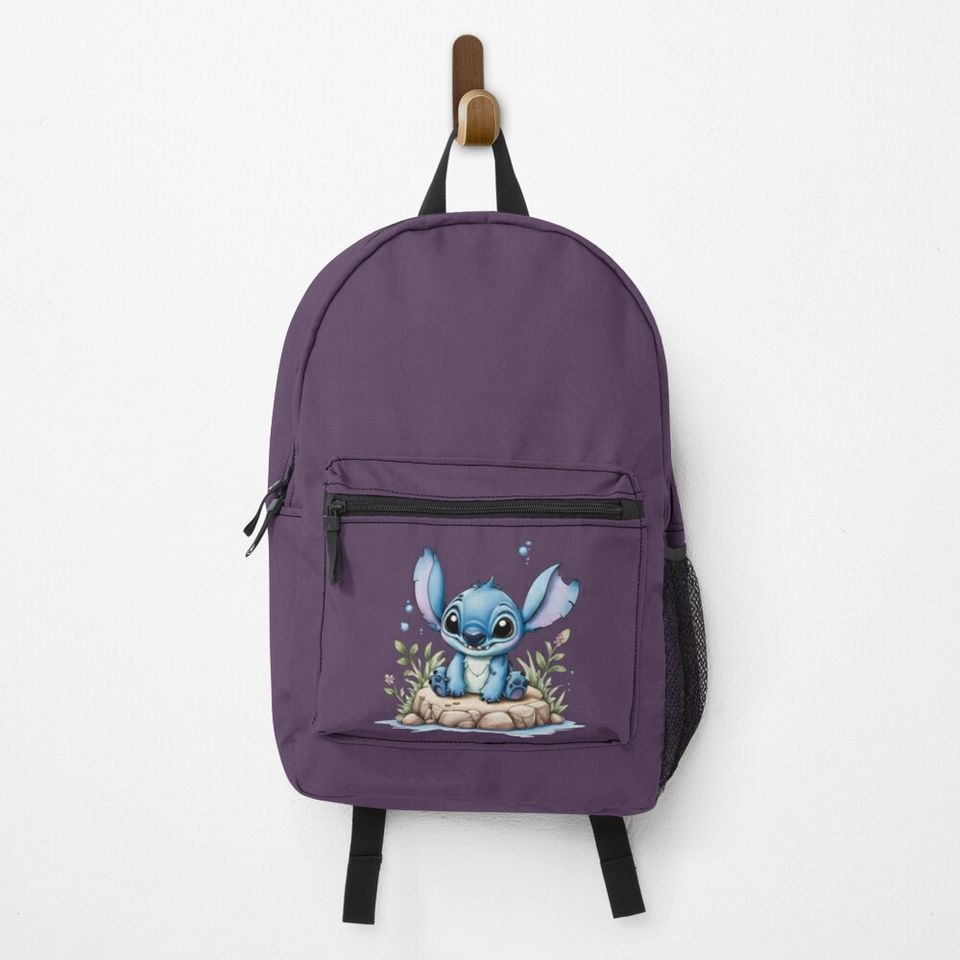 Funny Stich Backpack, Cute Stitch Backpack | ID 12800339 by DaviLang ...
