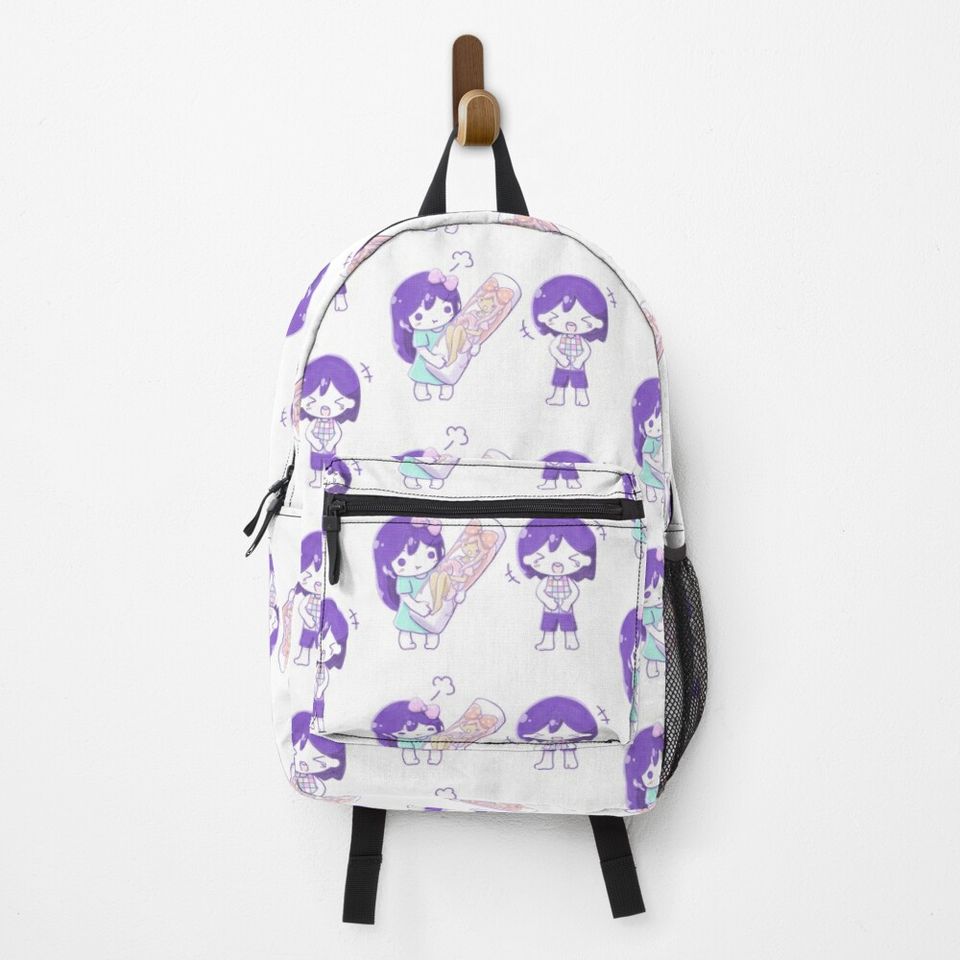 Cute omori Backpack, omori game merch | ID 12801368 by Camila Cardoso ...