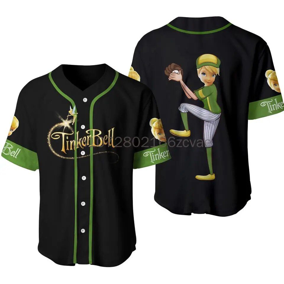New Disney Tinker Bell Baseball Jersey | ID 20779504 by DanieReyes ...