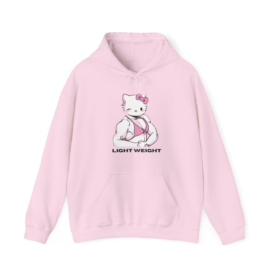 Hello Kitty Buff Bodybuilder Workout Gym hoodie | ID 12816484 by ...