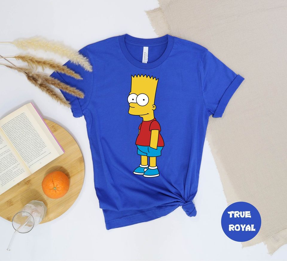 Bart Simpson Cool Tshirt, Simpsons Family Tshirt, Bart Simpson Tshirt ...