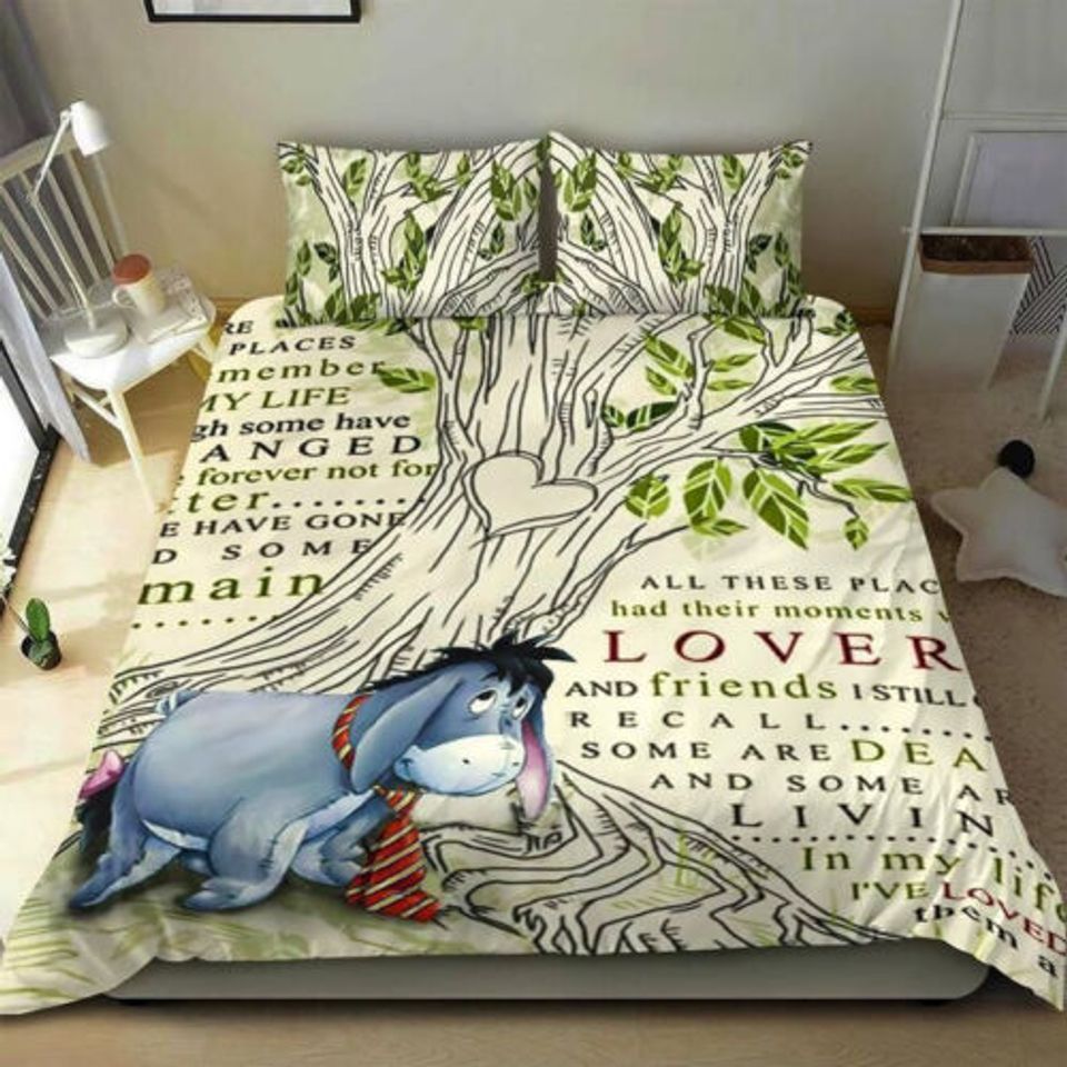 Eeyore Donkey Lie Down Under The Tree Disney Bedding Set | ID 20785110 ...