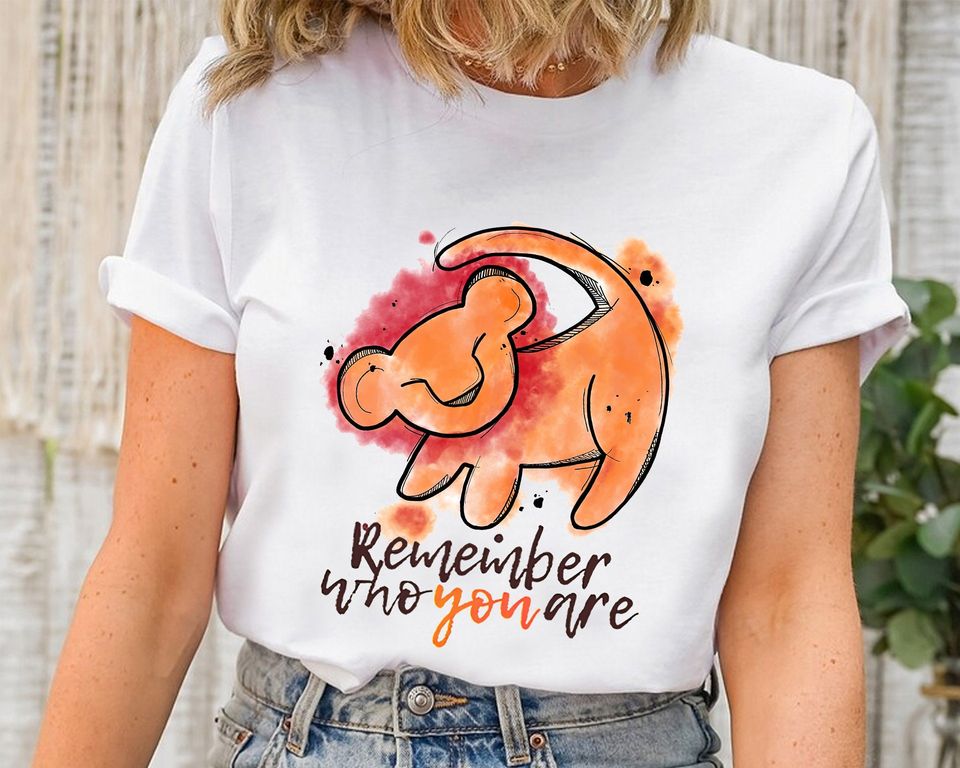 Disney Simba Remember Who You Are Shirt | ID 12850439 by Smack Bang ...