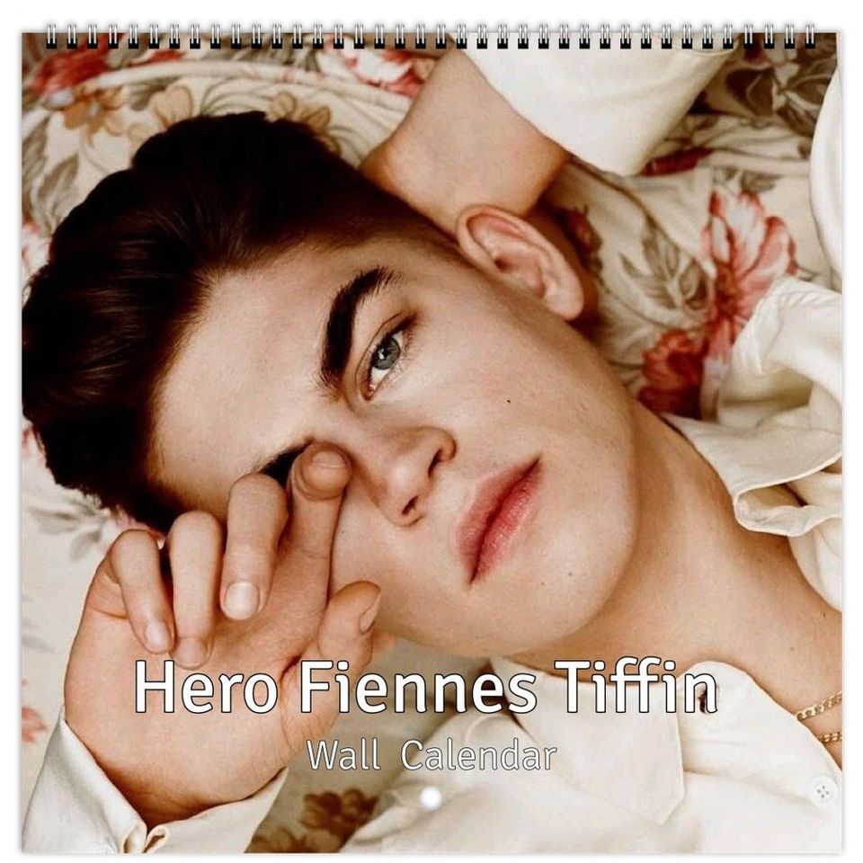Hero Fiennes Tiffin Wall calendar | ID 12856568 by Ioana Popa | Printblur
