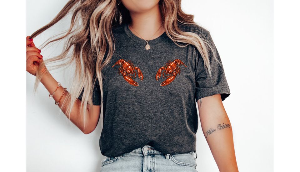 Crawfish Season Tshirt, Simple Crawfish Shirt, Crawfish Boil Shirt ...