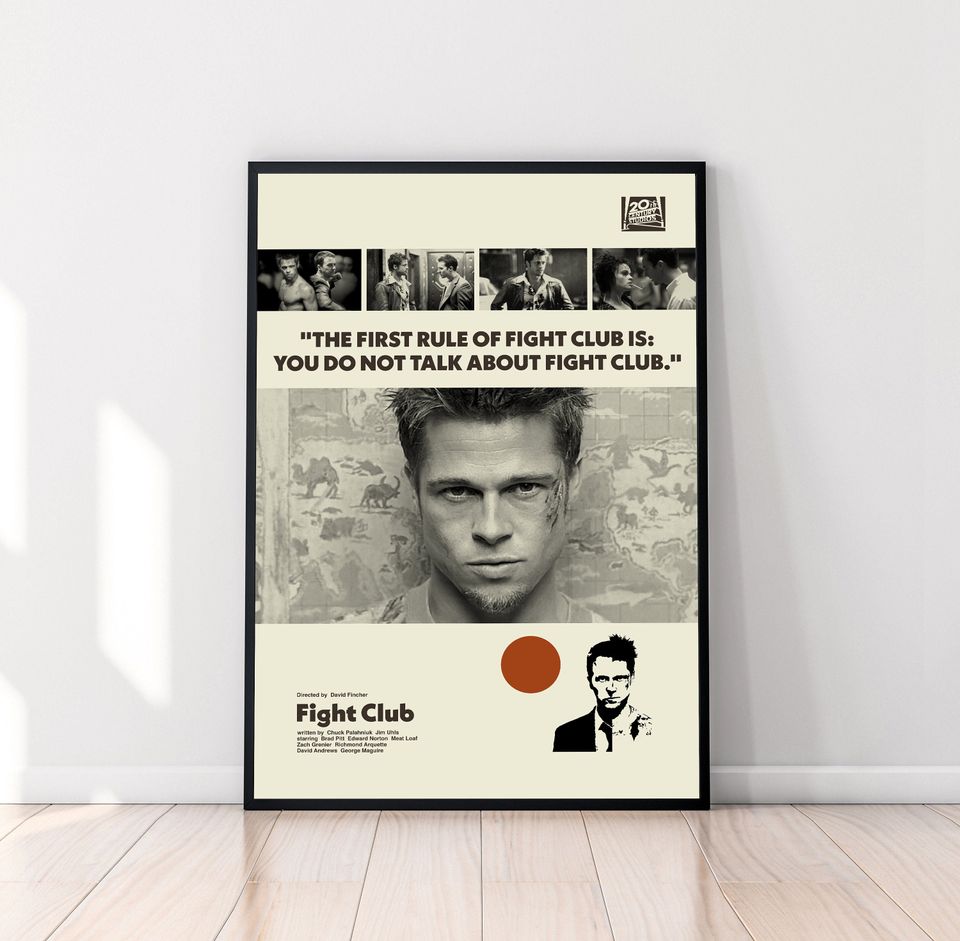 Fight Club Poster, Fight Club, David Fincher, Minimalist Poster ...