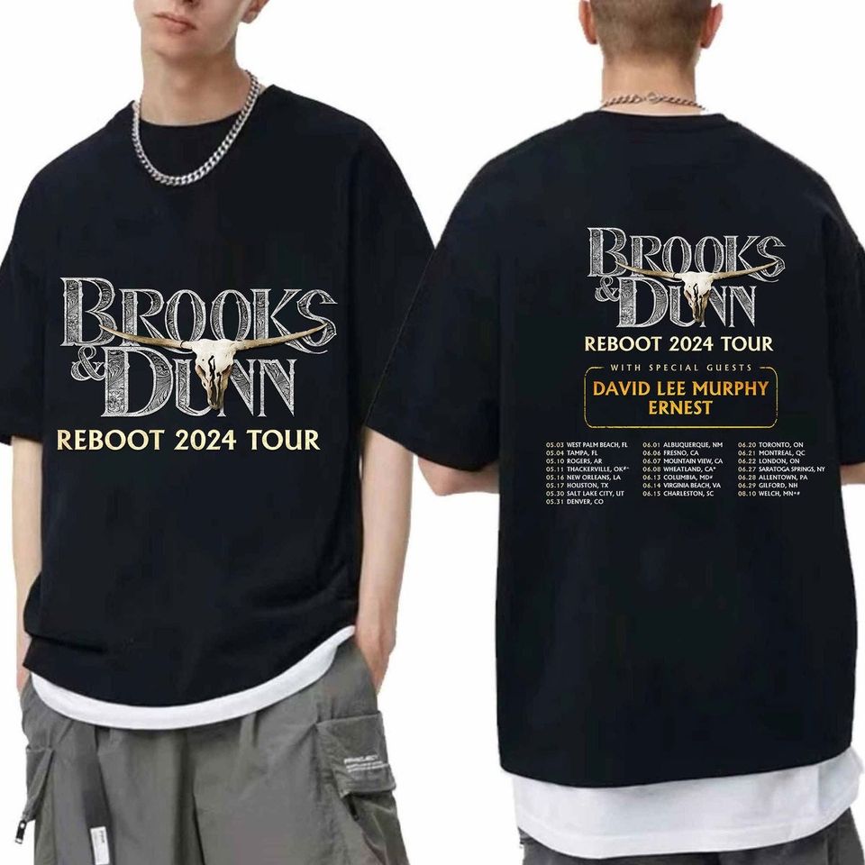Brooks and Dunn The Reboot 2024 Tour Shirt, Brooks And Dunn Concert ...