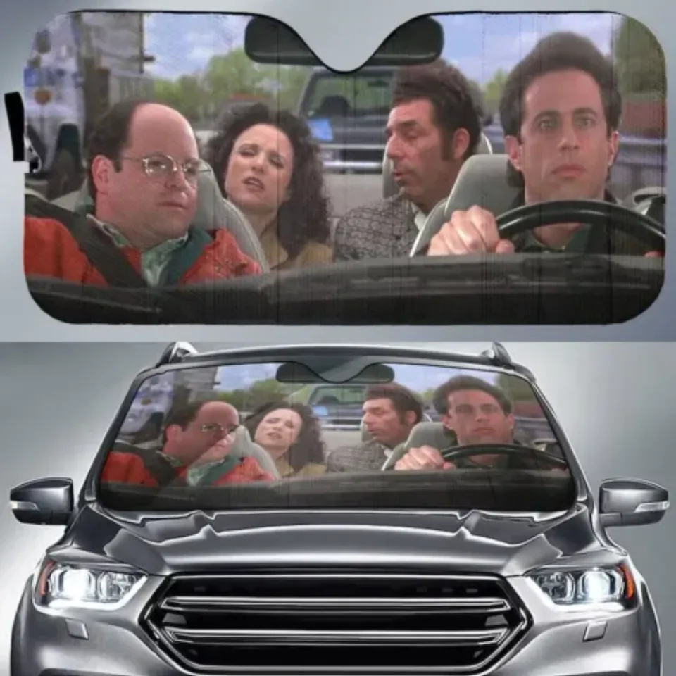 Seinfeld Car Sunshade, Seinfeld George Costan.za Elaine Benes Jerryy ...