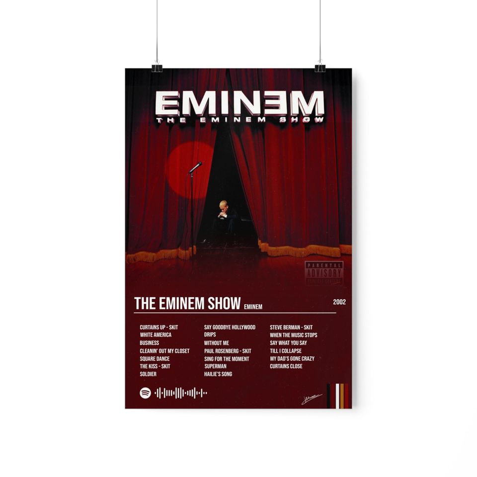 THE EMINEM SHOW | Eminem | Wall Print | Album Cover Poster | Wall Decor ...