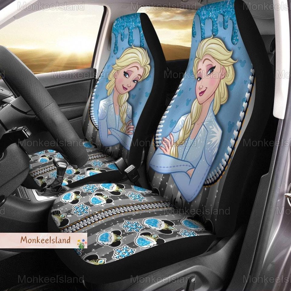 Princess Elsa Seat Covers, Disney Frozen Seat Protector | ID 12878774 ...