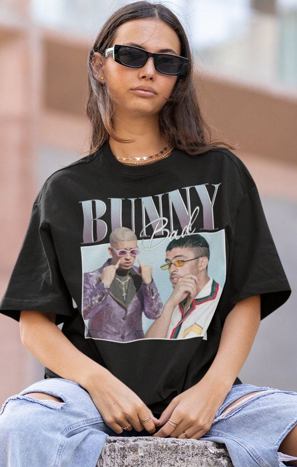 Bad Bunny Hiphop TShirt, Bad Bunny American Rapper Shirt | ID 12881123 ...