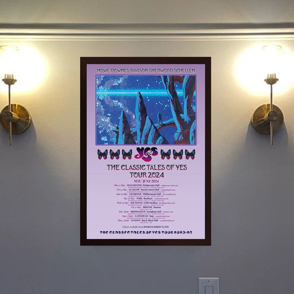 Yes Add 2023-2024 Tour Poster | ID 12881561 by Glenn Lurie | Printblur