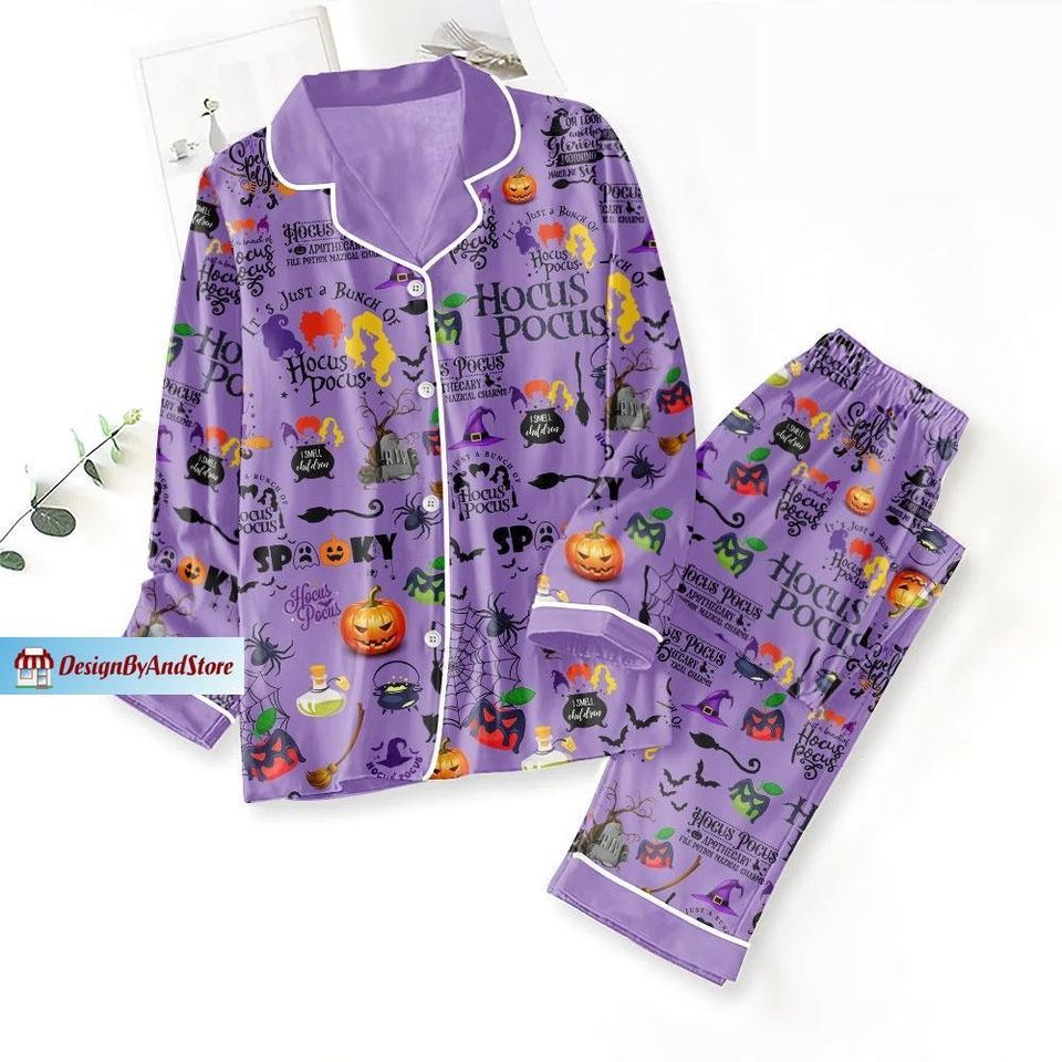 The Witches Pajamas, Hocus Pocus Pajamas Set, Sanderson Sisters Pyjamas ...